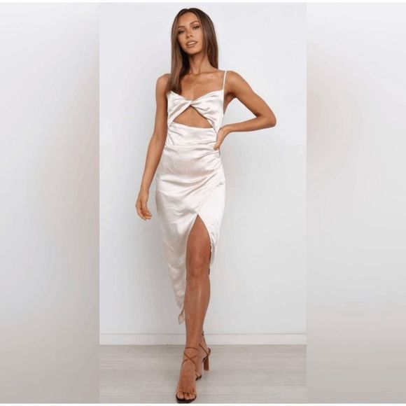 Petal & Pup | Dresses | Just Like New Petal Pup Satin Dress In ...